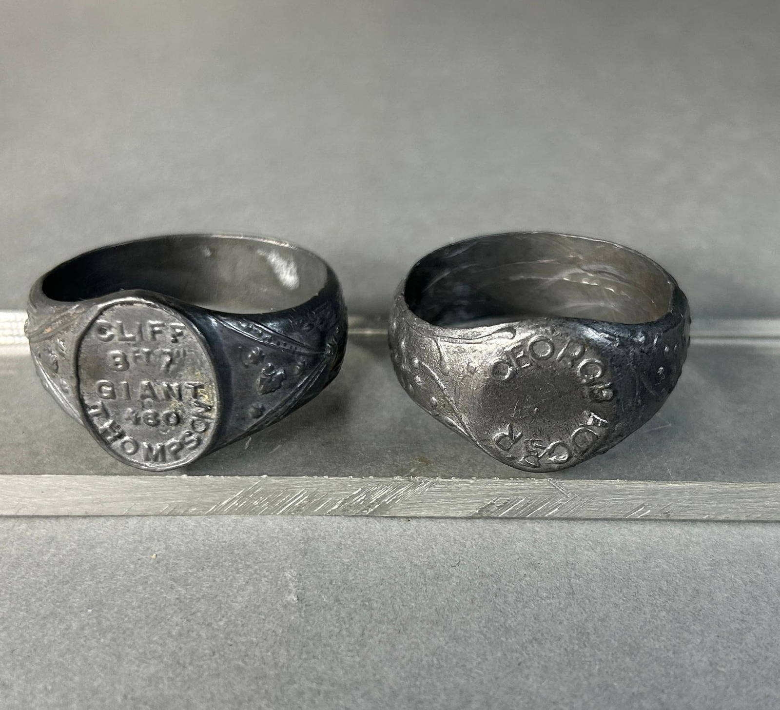 1920s - 30s Circus Giant Rings Carnival Sideshow George Auger & Jack ...