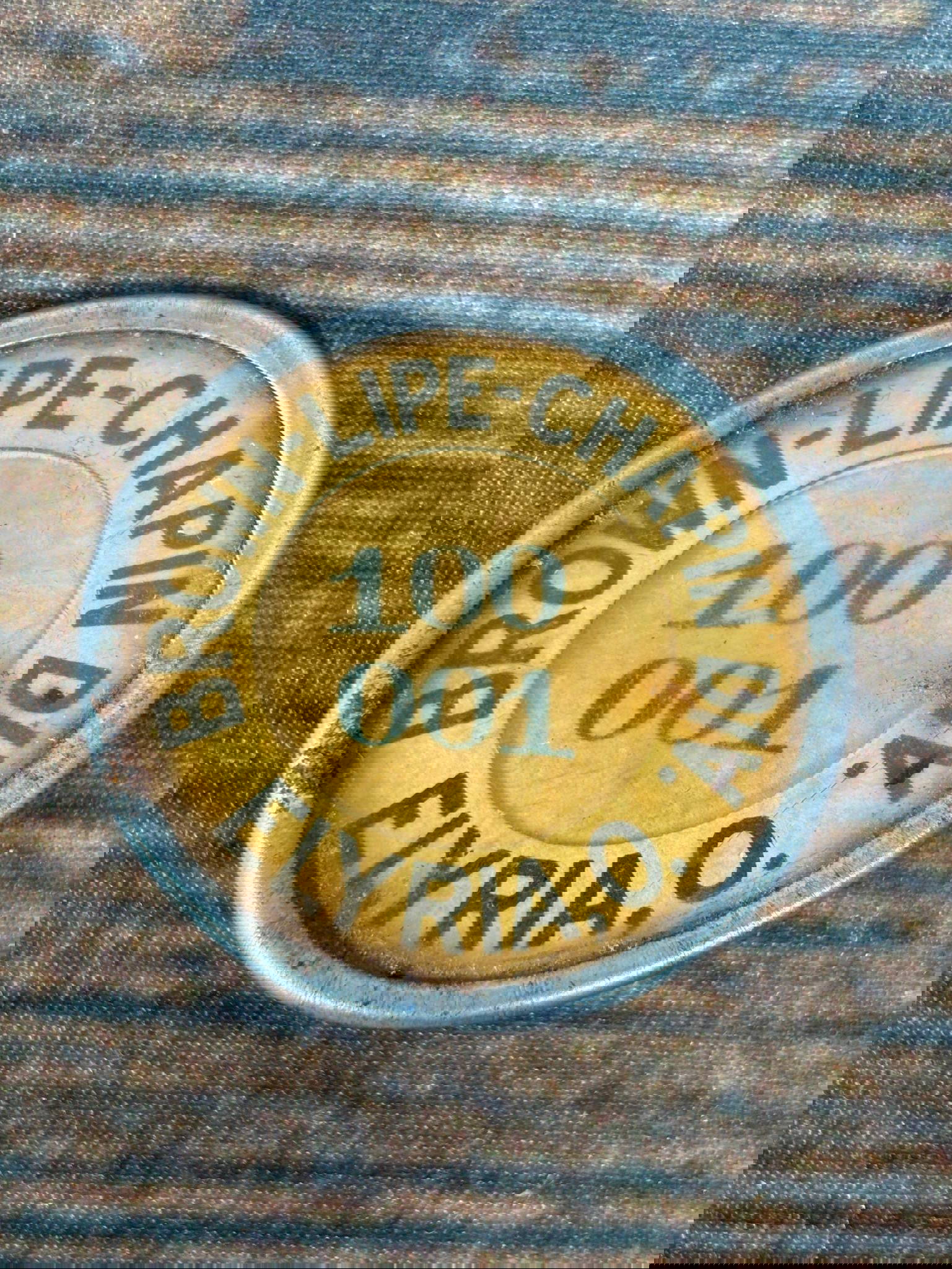 Vintage Elyria Ohio Gm Plant Employee Badge Auction