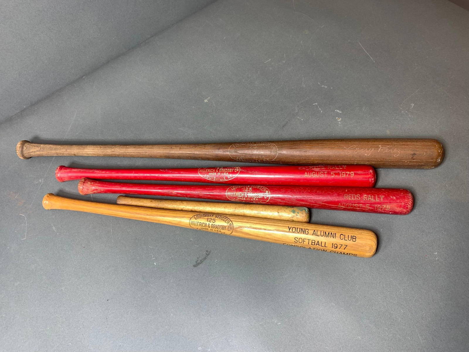 Vintage Wood Baseball Bats Collectible Giveaways, Cincinnati Reds, Tony ...