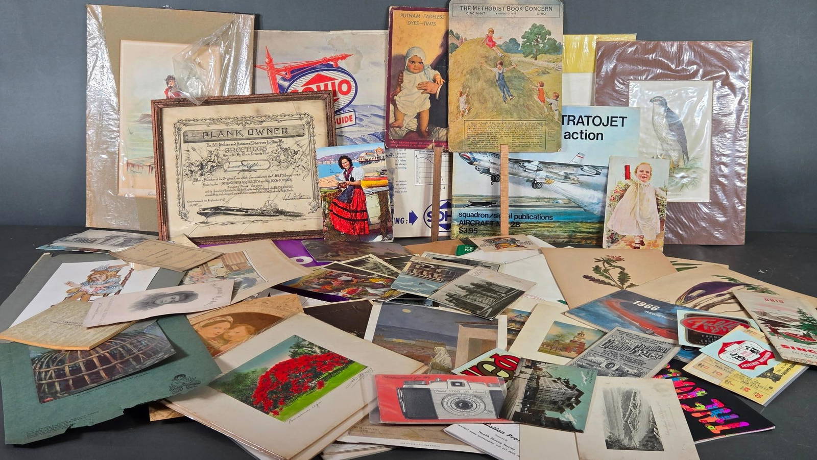 Vintage Postcards, Manuals, Gas Station Maps, Car Pamphlets, Warhol ...