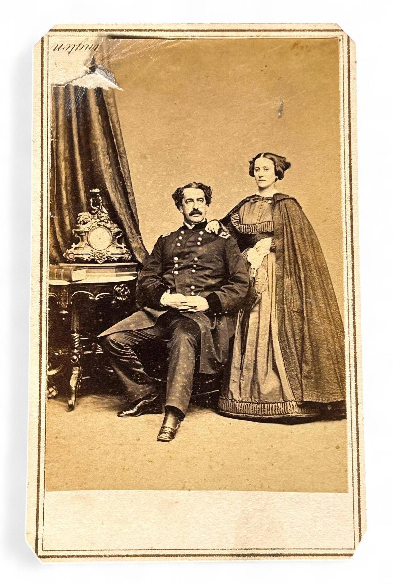 Civil War Cdv General Abner Doubleday And Wife - Jun 25, 2025 | Burns ...