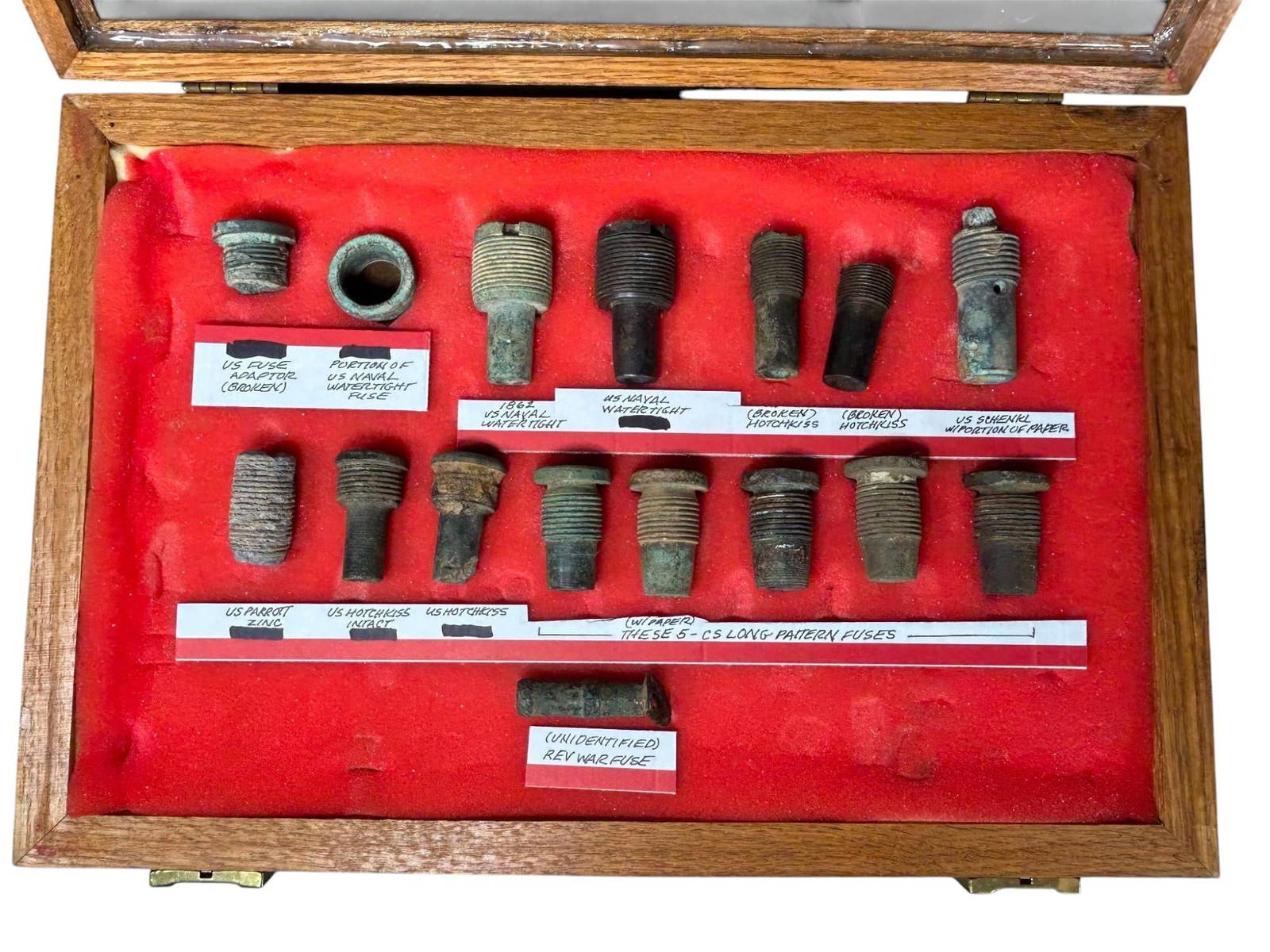 Civil War Confederate & Union Artillery Fuse Lot (16) - Found At Fort ...