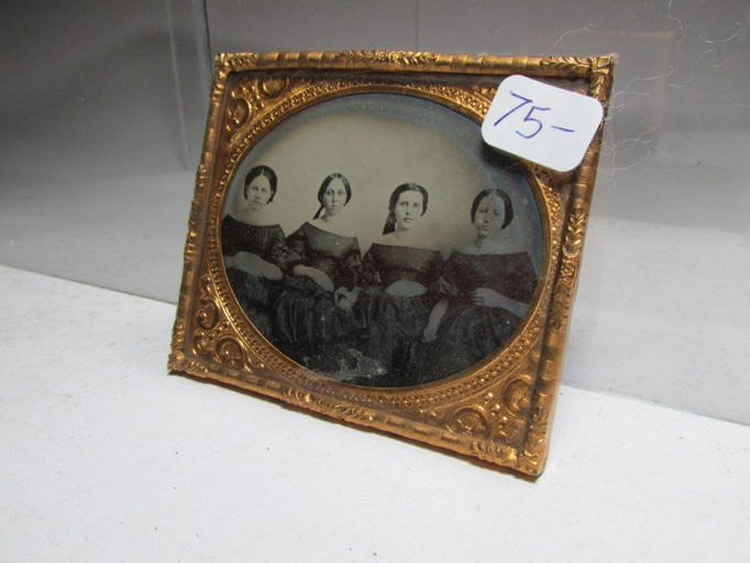 1/6 Plate Ruby Ambrotype