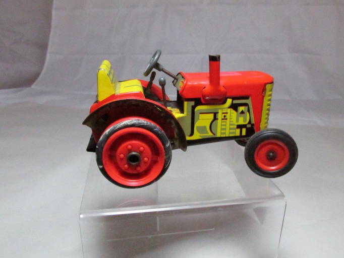 Vintage Zetor Toy Tin Tractor