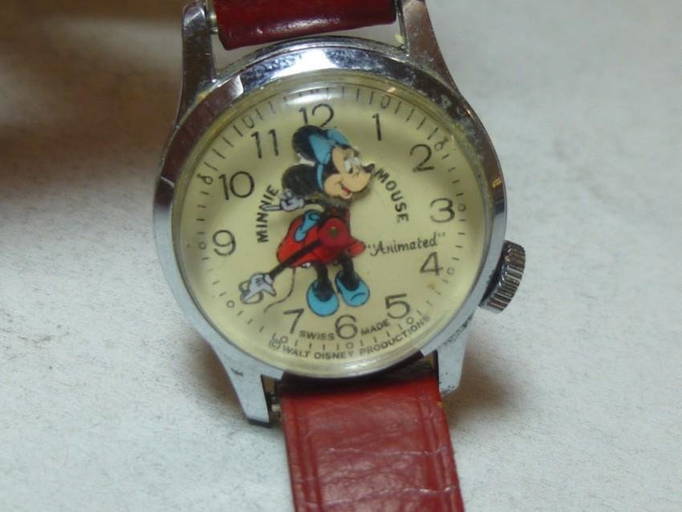 Vintage Swiss Disney Minnie Mouse Watch