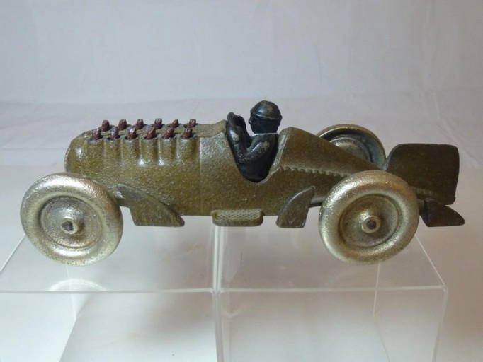 Hubley Cast Iron Race Car Toy