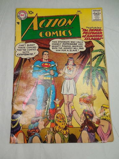 Nice 10 Cent Action Comics Comic Book Superman - Mar 08, 2015 | Burns ...