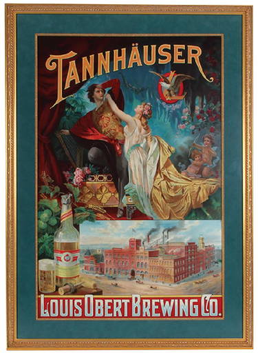 Louis Obert Brewing Lithograph