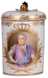 Augustus Rex Mark, Kpm And Meissen Porcelain