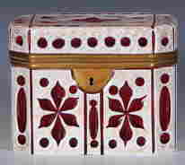 Ruby Glass Jewelry Box - May 16, 2015 | Roland NY in NY