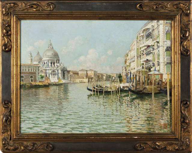 Raffaele Tafuri (1857 1929) Veduta Di Venezia