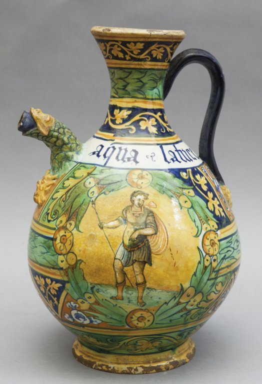 Grande brocca in maiolica policroma Acqua Latuce, - Sep 28, 2015 | Aste ...