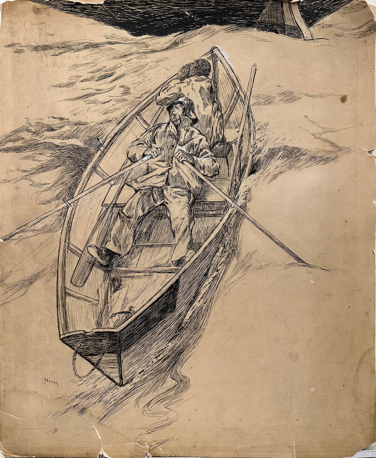 Winslow Homer Drawing Auction