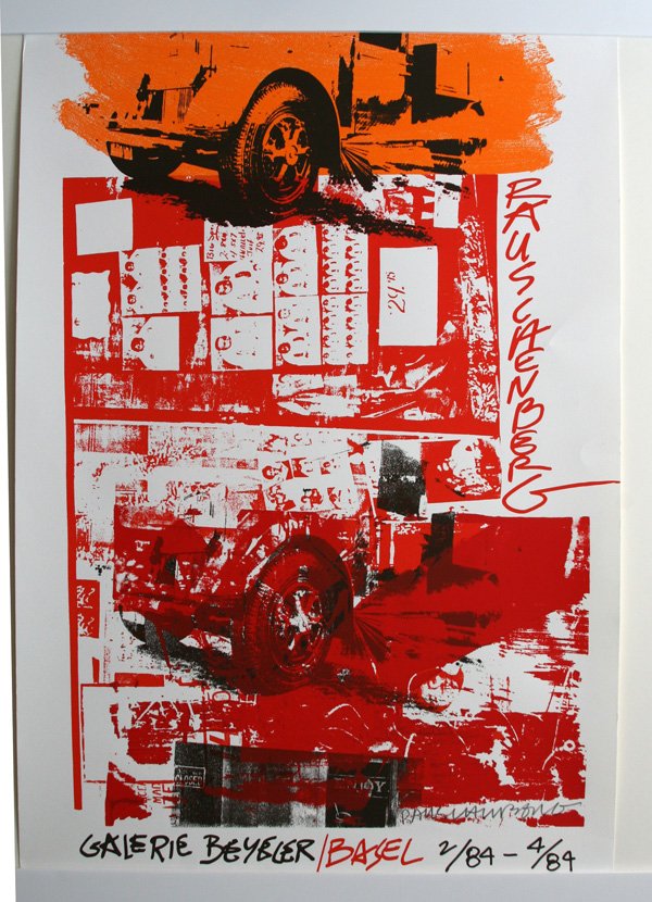 ROBERT RAUSCHENBERG - SIGNED SCREEN PRINT