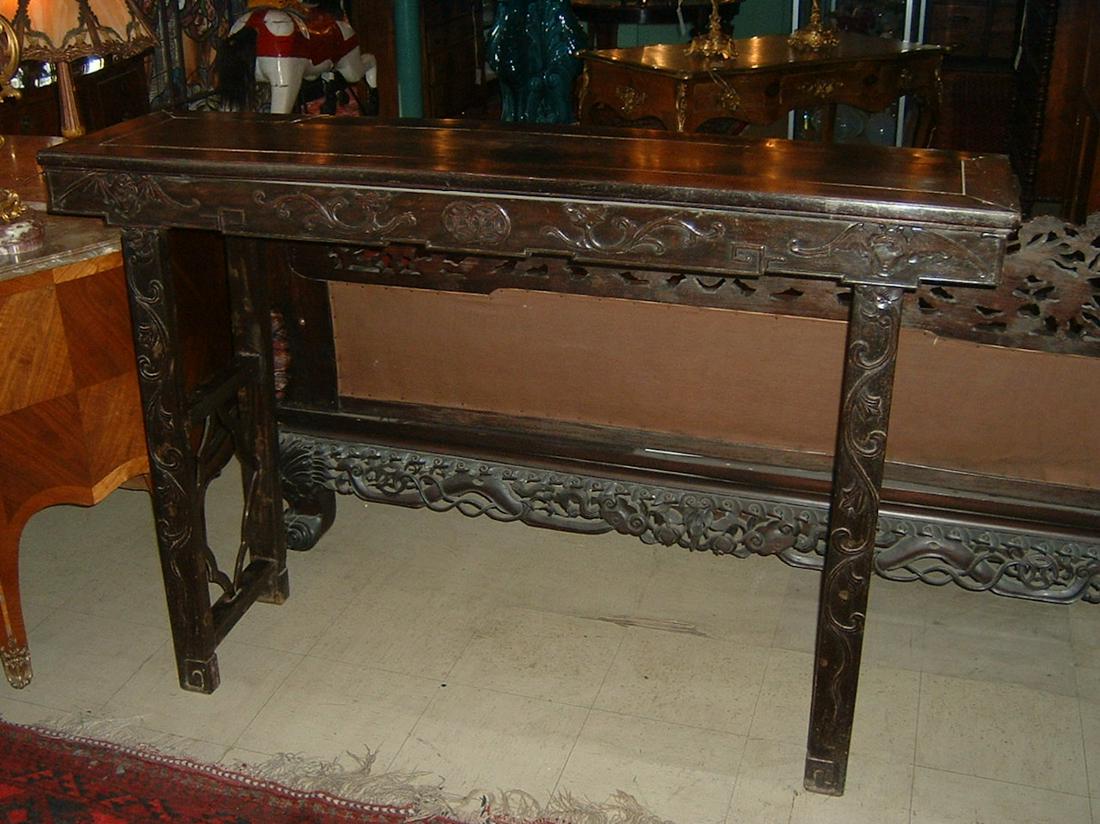 Extremely rare, early 19th C. Chinese teak altar - May 16, 2020 | Renew ...