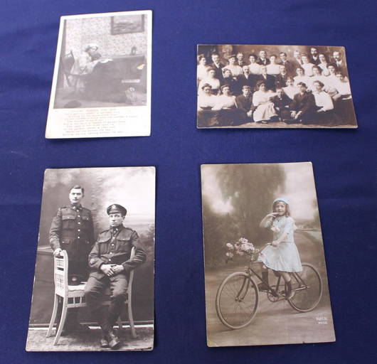 Set Of 4 Vintage Postcards 1900s