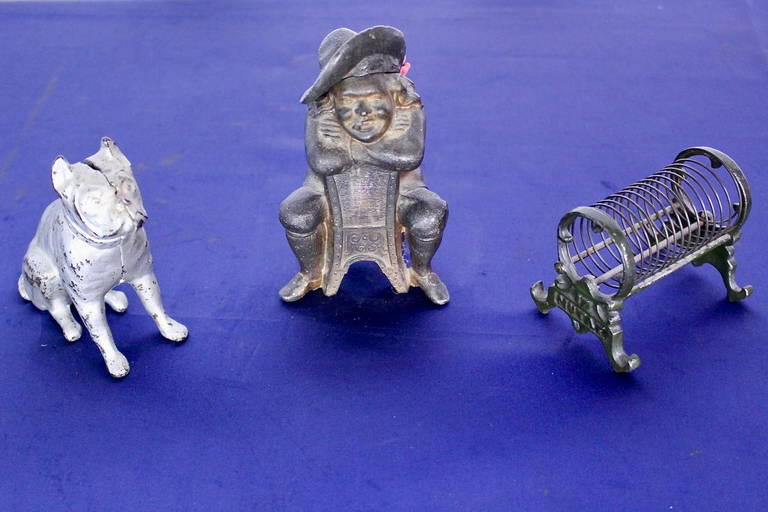 3 19th C. Cast Iron Objects - Dec 04, 2021 | Renew Gallery in BC