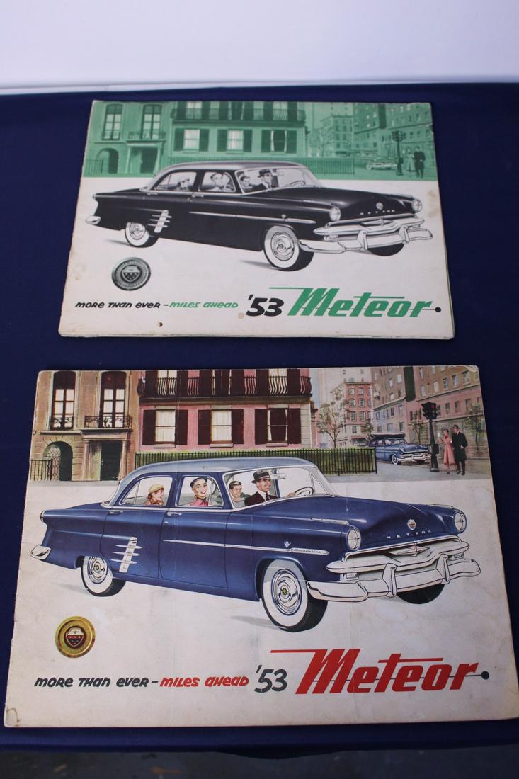 1953 Canadian Meteor French Car Ad Poster and Catalogue (#0439) on Dec ...