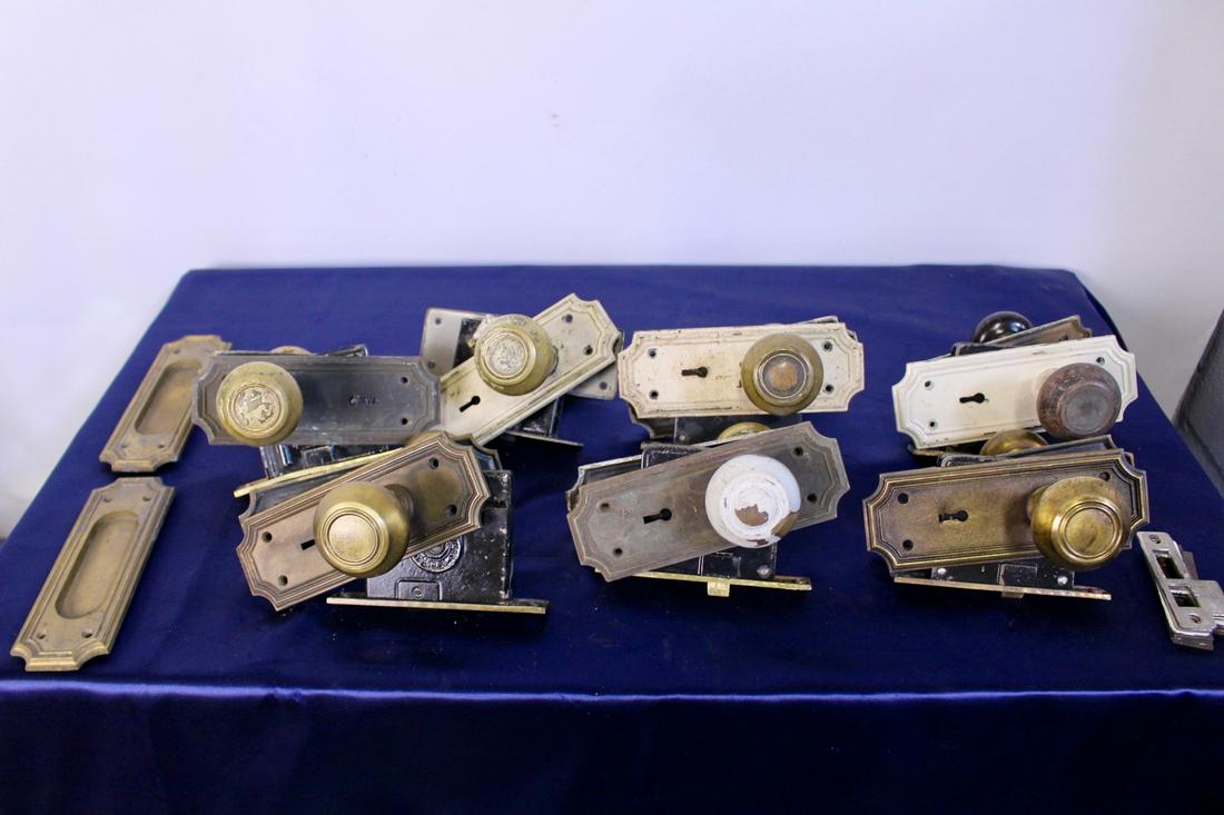 Collection Of Complete Passage Sets And Door Handles