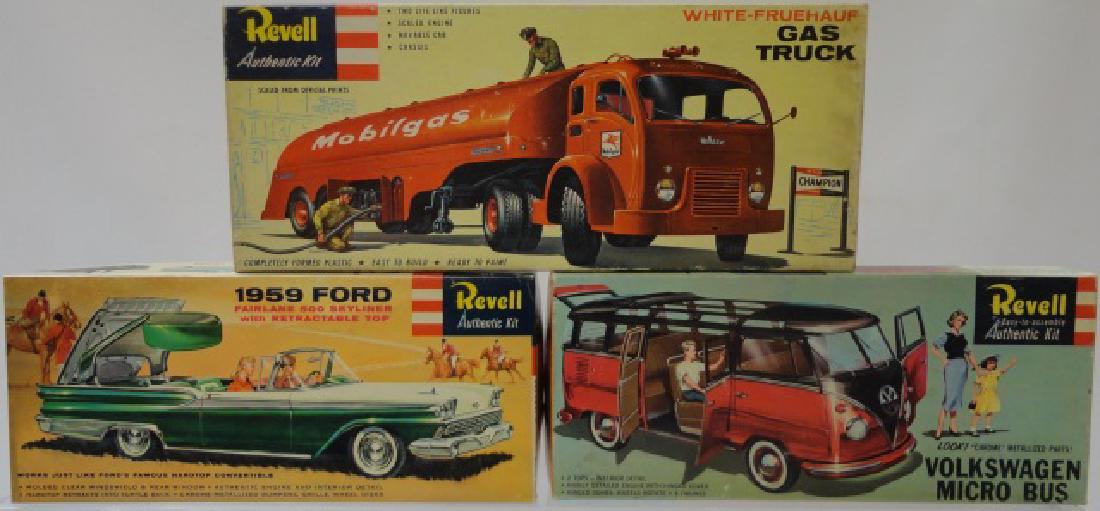 *3 Early Revell Plastic Model Kits