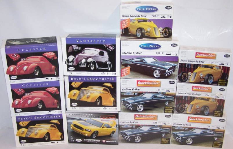 *13 Testors Model Car Kits