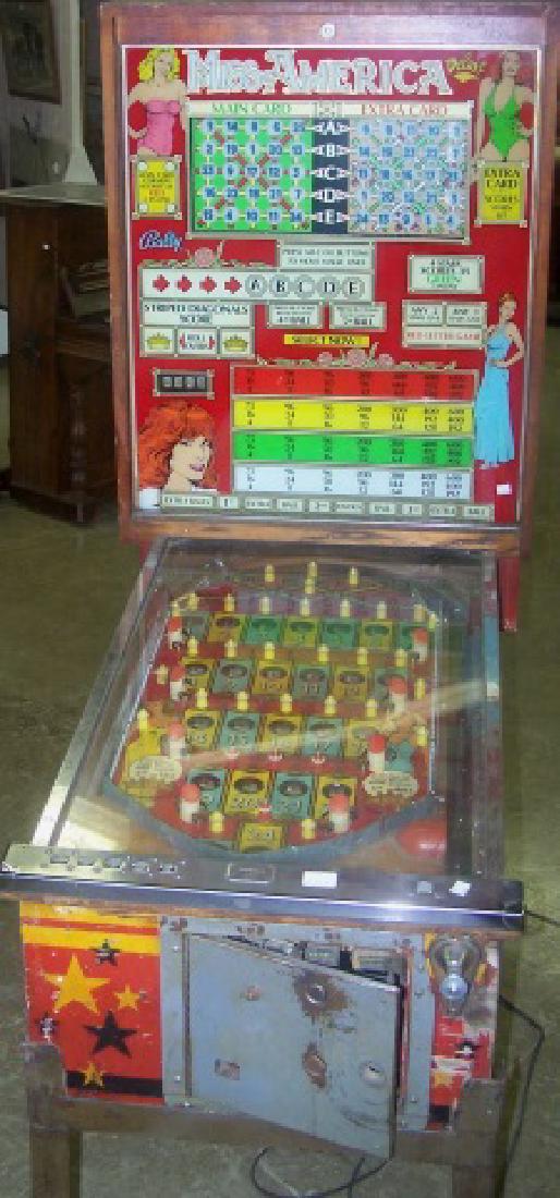 *MISS AMERICA DELUXE PINBALL MACHINE