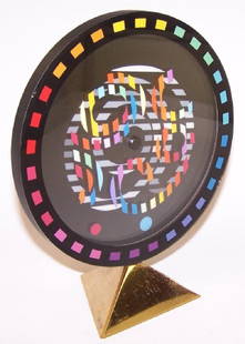 Limited Edition Movado & Yaacov Agam Clock (1989)