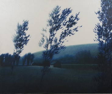 Robert Kipniss (born 1931) Oil On Canvas.