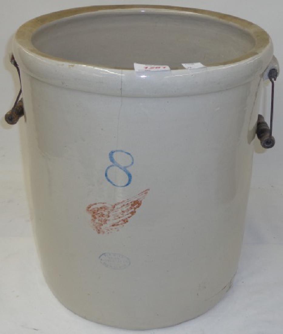 *8 Gallon Red Wing Stoneware Crock