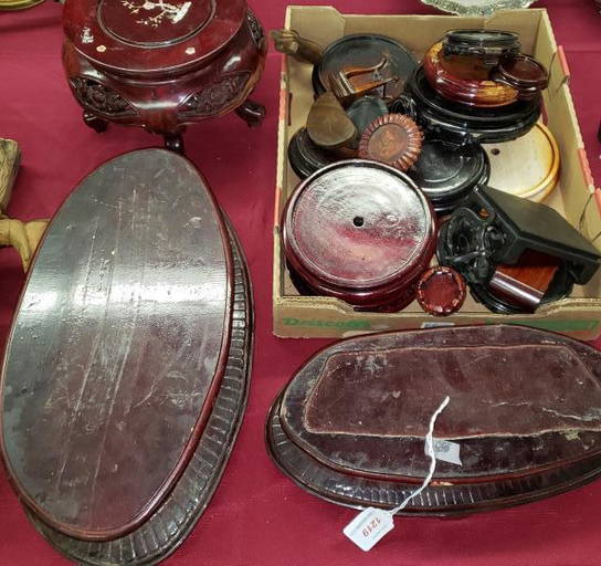 Group Of Hardwood Stands