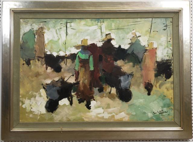 *SOLOMON ASFAW ORIGINAL OIL PAINTING - Aug 02, 2020 | Bunte Auction ...
