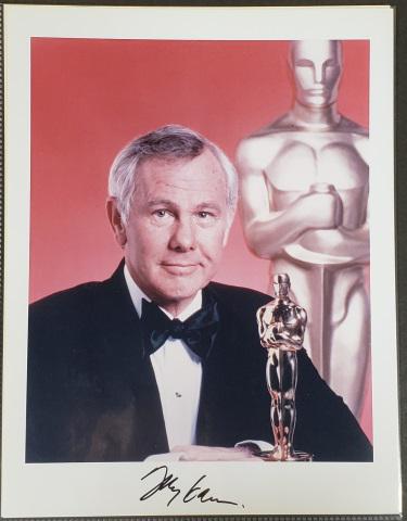 Johnny Carson Autographed Photo