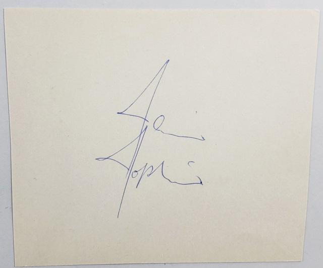 Janis Joplin Autograph