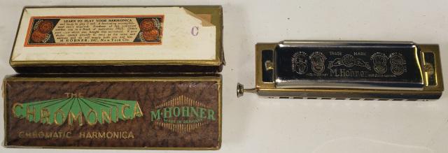 Vintage M. Hohner Chromatic Harmonica