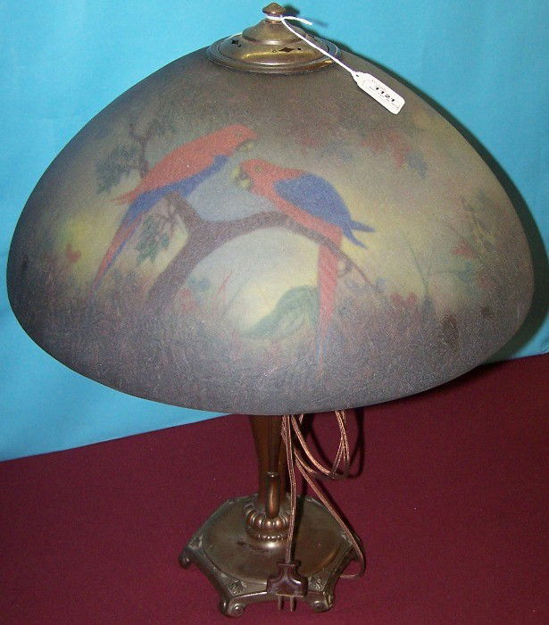 1121: CLASSIQUE REVERSE PAINTED TABLE LAMP