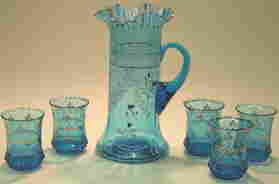 Hand Painted Victorian Lemonade Set - Jul 20, 2013 | Old Barn Auction ...