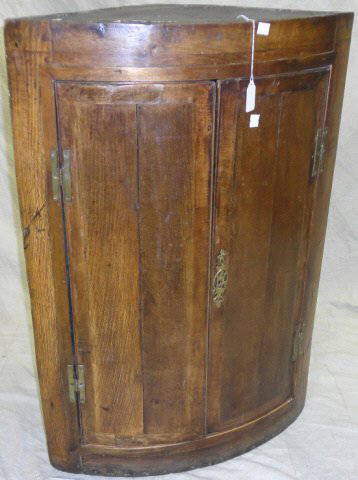 *19th C. Primitive Corner Cupboard