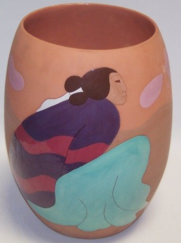 *R.C. GORMAN POTTERY VASE