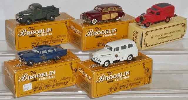 *5 Brooklin Diecast Model Cars