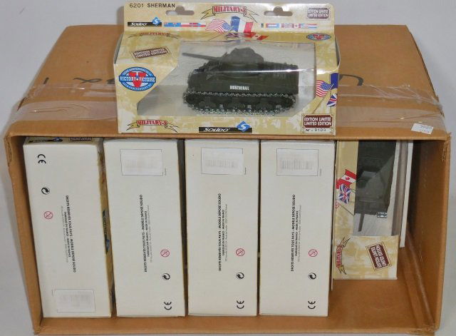*20 Solido Diecast Military Model Tanks