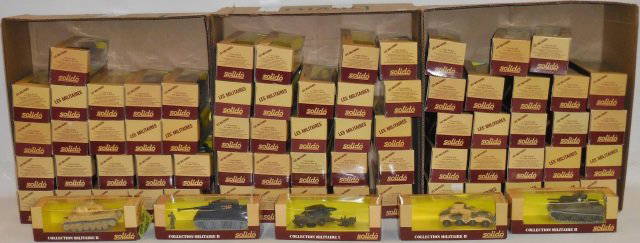 *group Of Diecast Military Tank Models