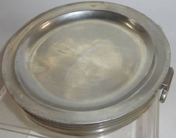 *19th C. English Pewter Hot Water Plate
