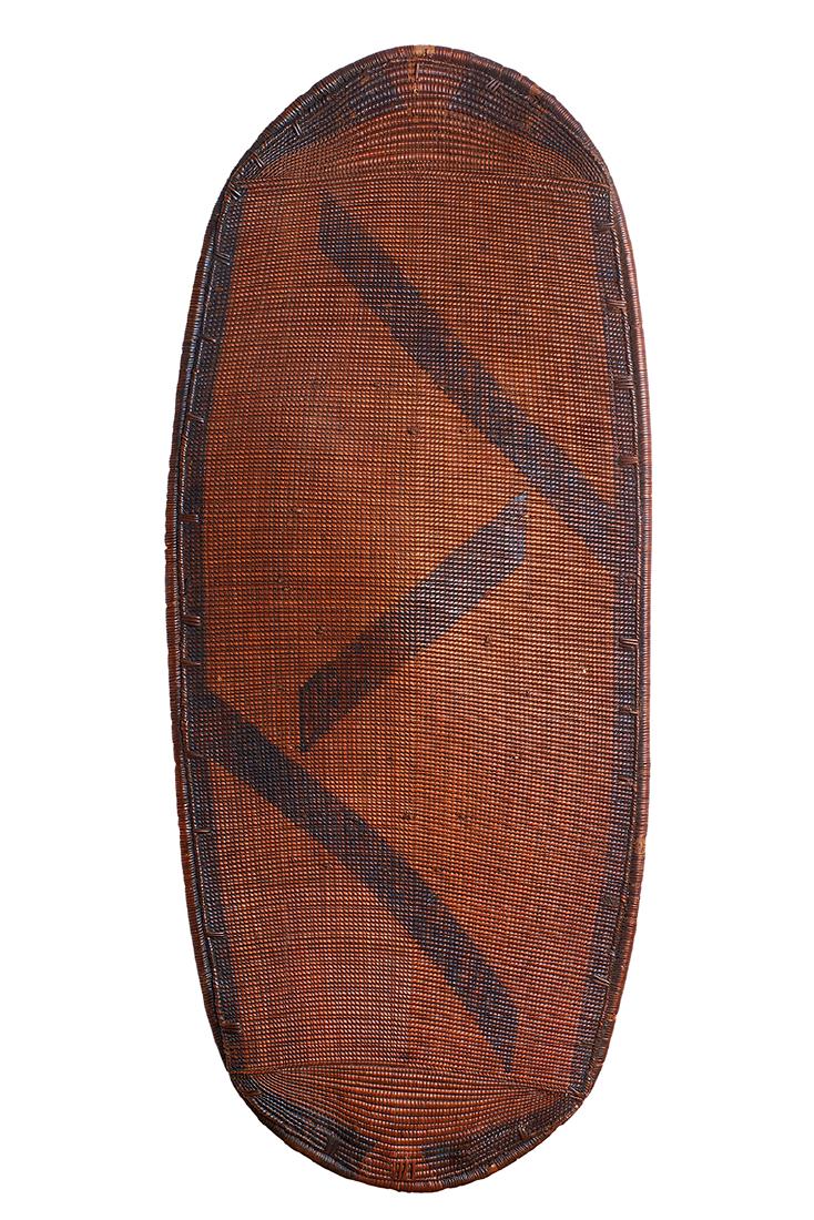 Wicker War Shield Zande D.R. Congo
