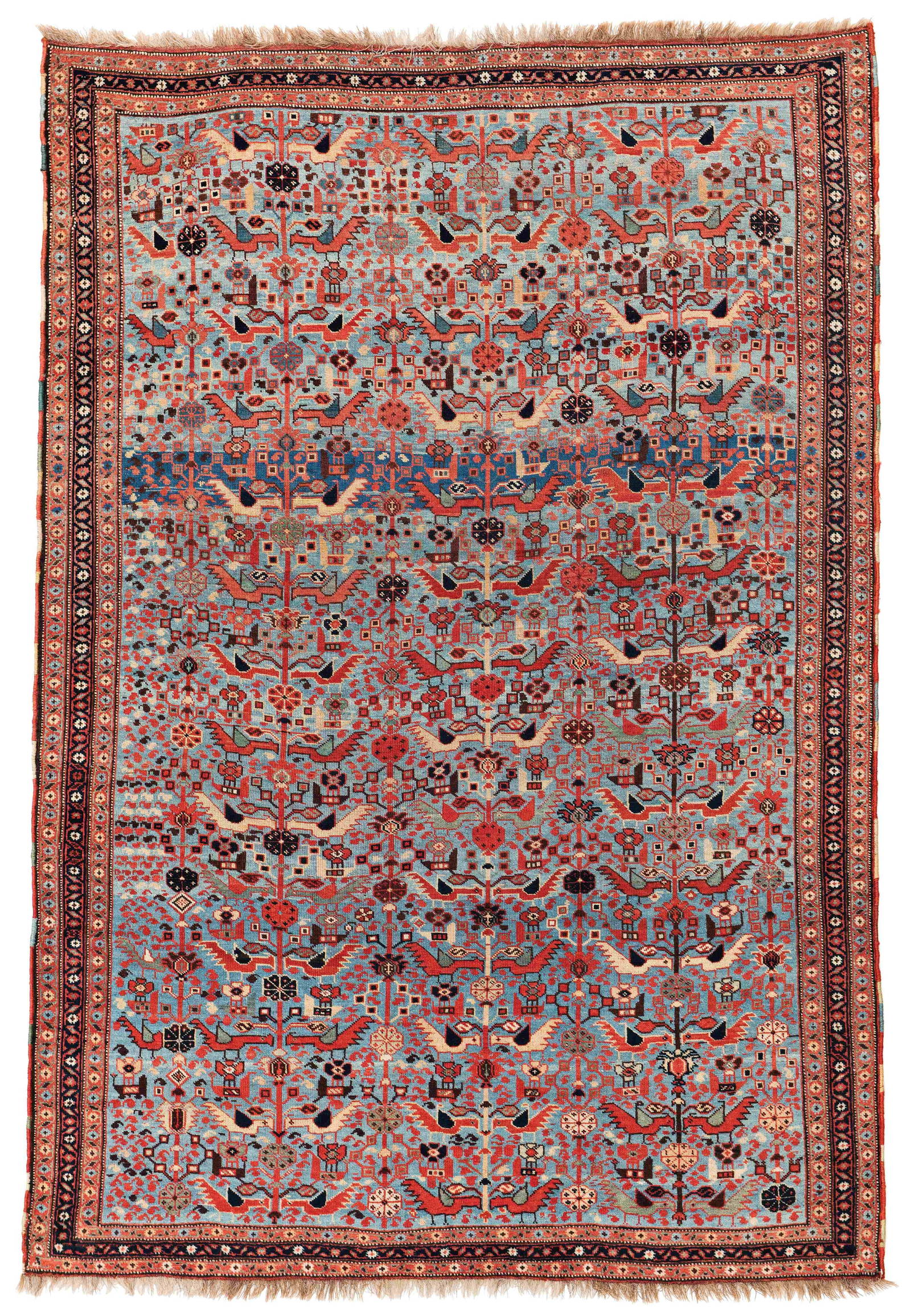 Early Khamseh Rug Auction