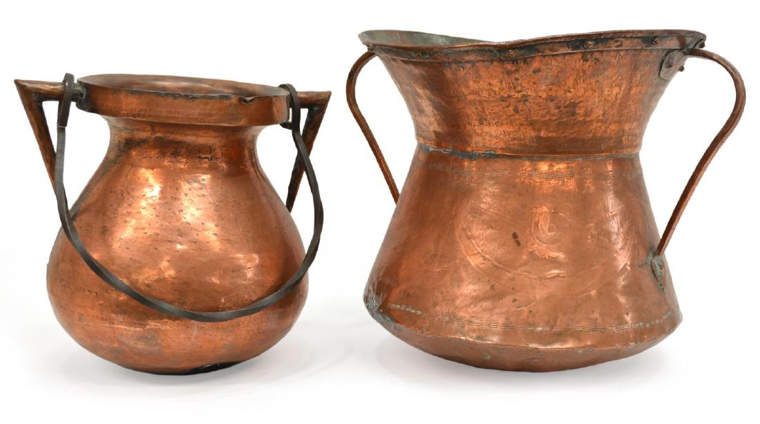 (2) ITALIAN COPPER POTS, EARLY 20TH CENTURY - Aug 27, 2017 | Austin ...