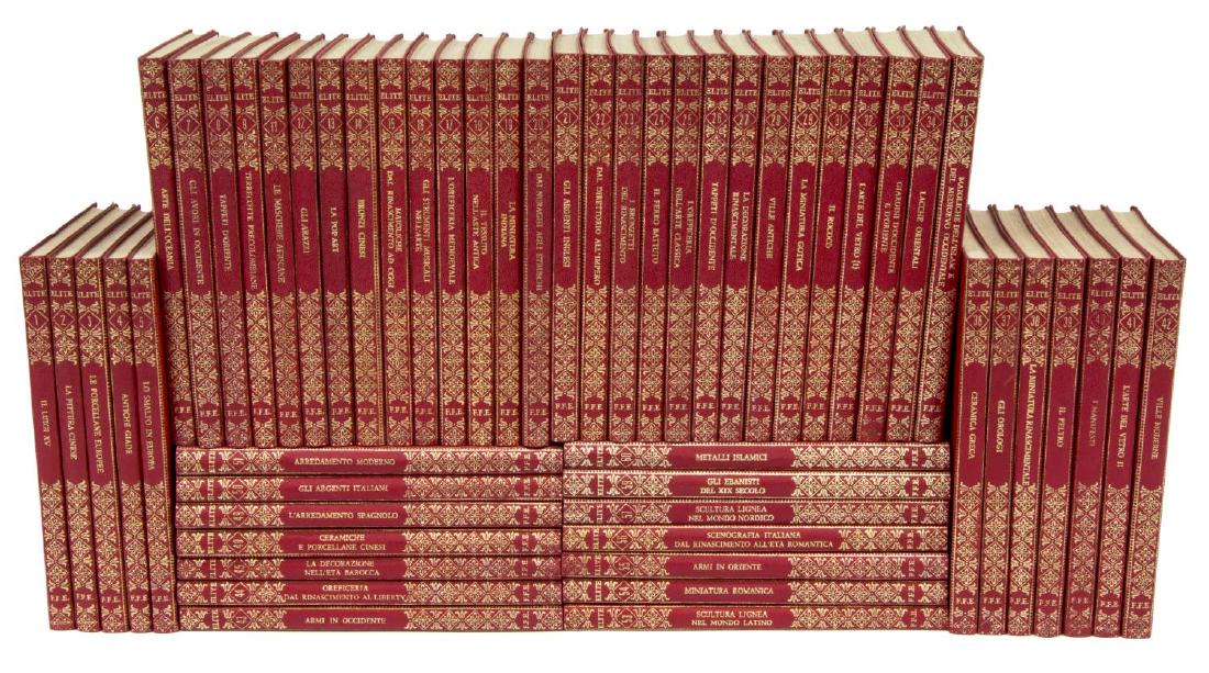 (54) ITALIAN ART BOOKS FOR LIBRARY SHELF