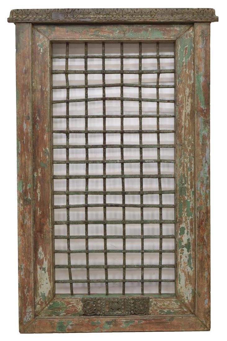 ARCHITECTURAL CARVED TEAK & IRON WINDOW, INDIA - Feb 17, 2018 | Austin ...