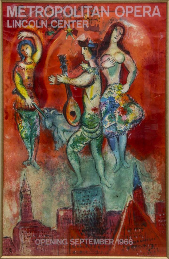 MARC CHAGALL METROPOLITAN OPERA 'CARMEN' POSTER