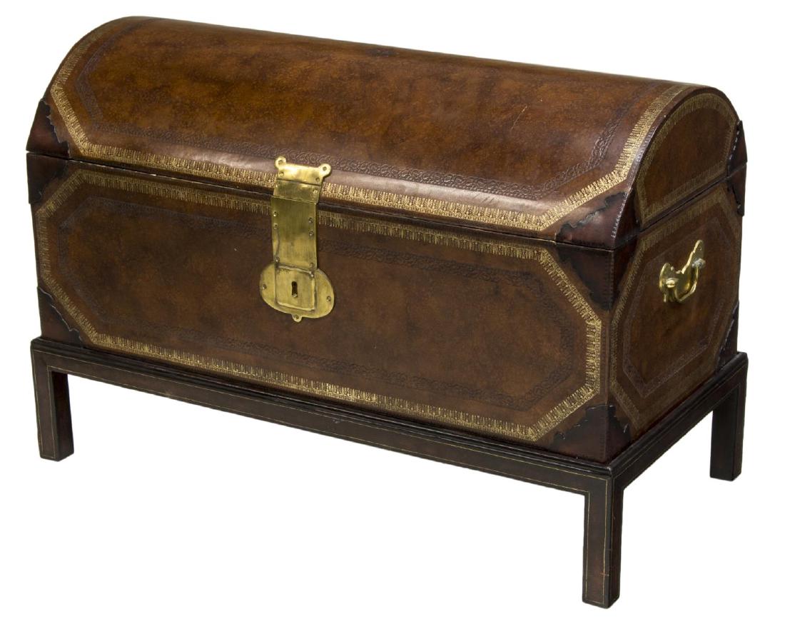 (2) MAITLAND SMITH LEATHER FINISH CHEST ON STAND - Feb 18, 2018 ...
