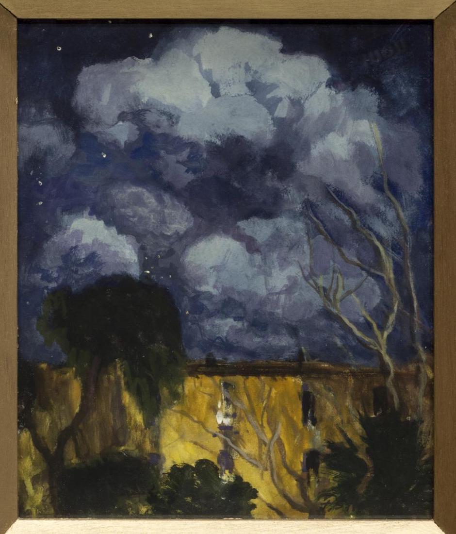 FRANK HERRMANN (NEW YORK 1866-1942) HOUSE & SKY